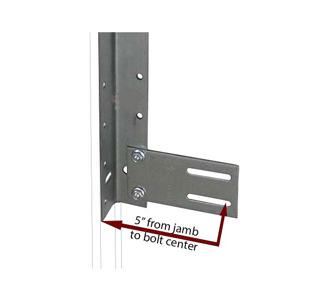 Garage Door Flag Bracket 5" Slotted | Canada Fast Shipping - Overhead ...