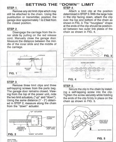 Genie 24701R.S Chain Dog Limits | Canada Fast Shipping - Overhead Door ...