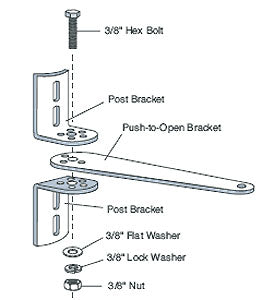 Liftmaster 50-19503 Push to Open Bracket | Canada Free Shipping ...